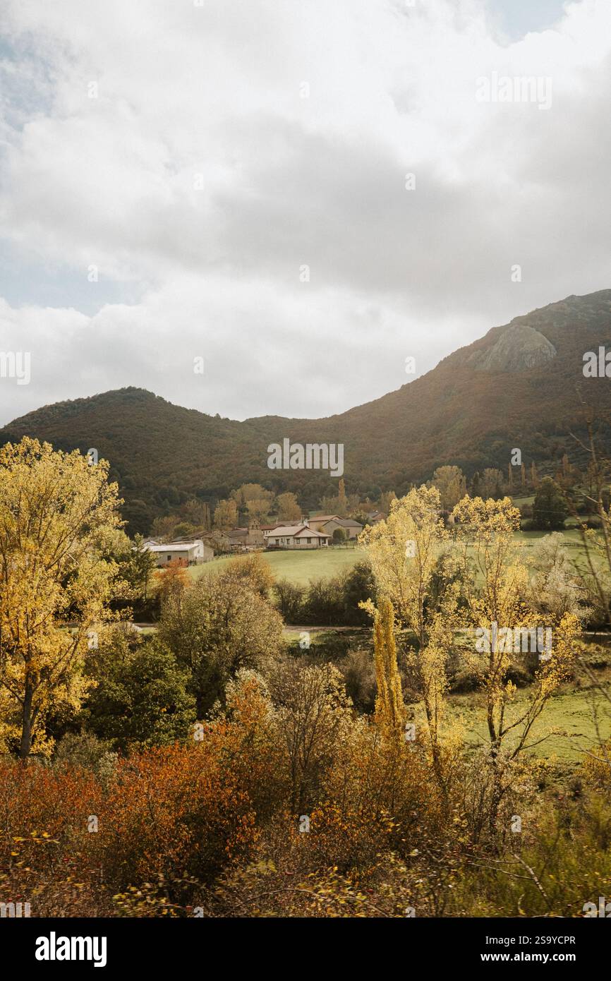 Scenic landscape featuring village hi-res stock photography and images ...