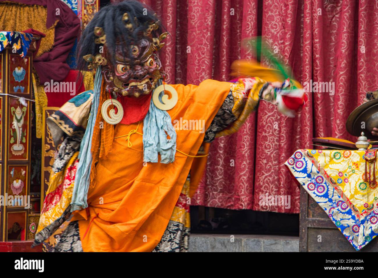 Guru Rinpoche makes his dramatic appearance in the form of Dorje Trollo ...