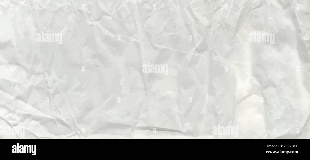 Crumpled grey paper texture. Abstract light background with wrinkled ...