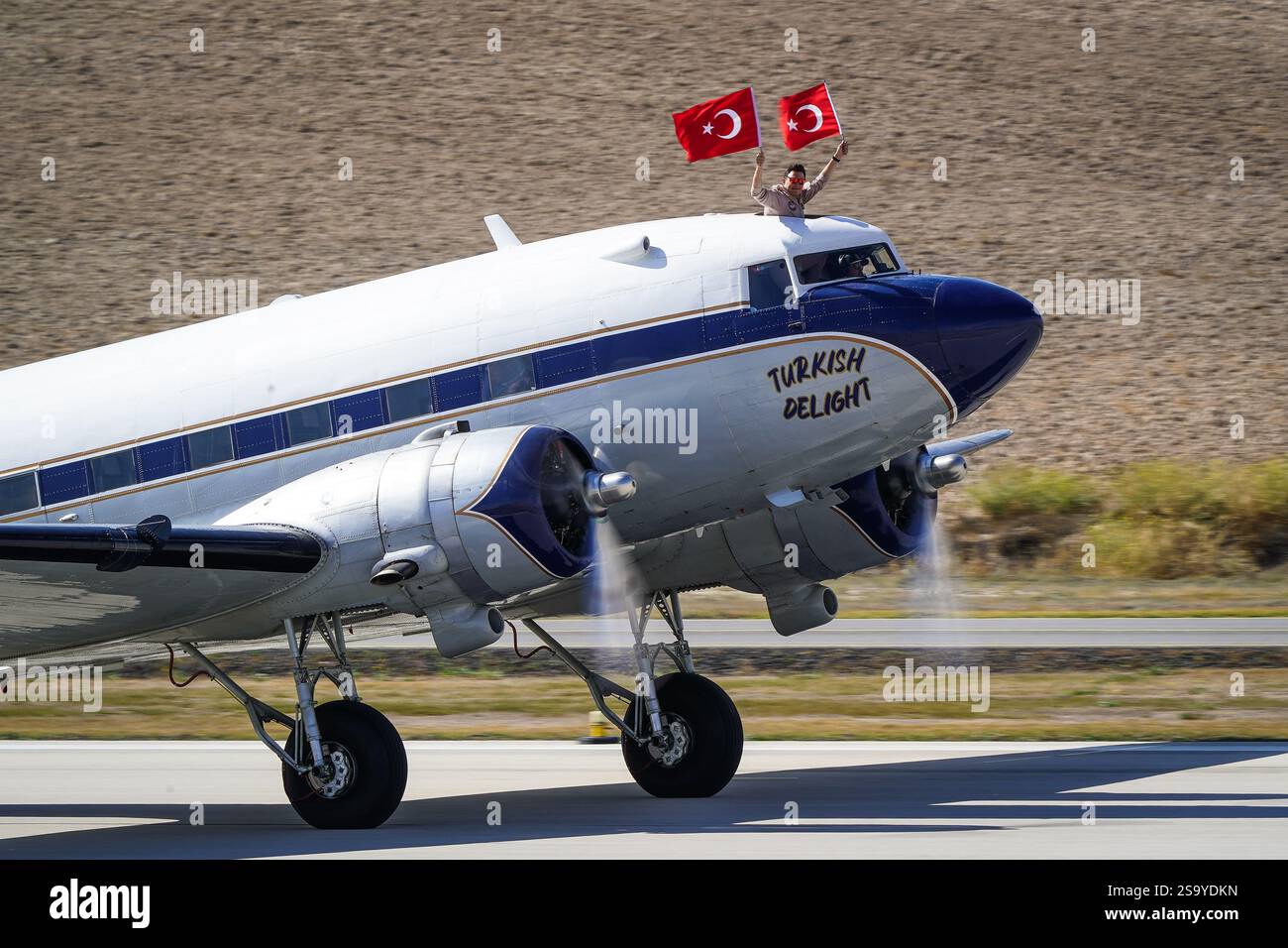 ESKISEHIR, TURKIYE - SEPTEMBER 22, 2024: Private Douglas DC-3A (2204 ...