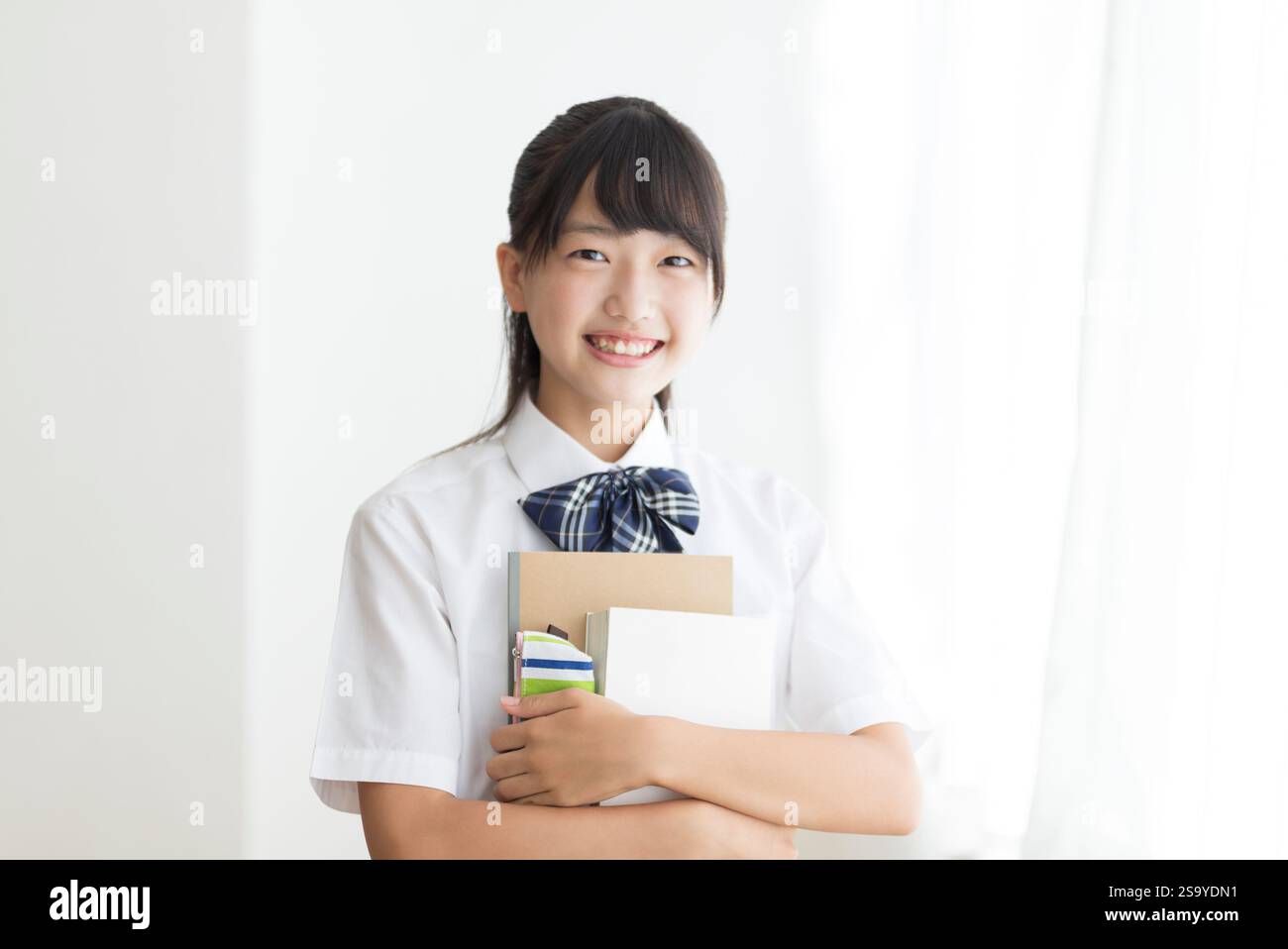 Portraits of junior high school students Stock Photo - Alamy