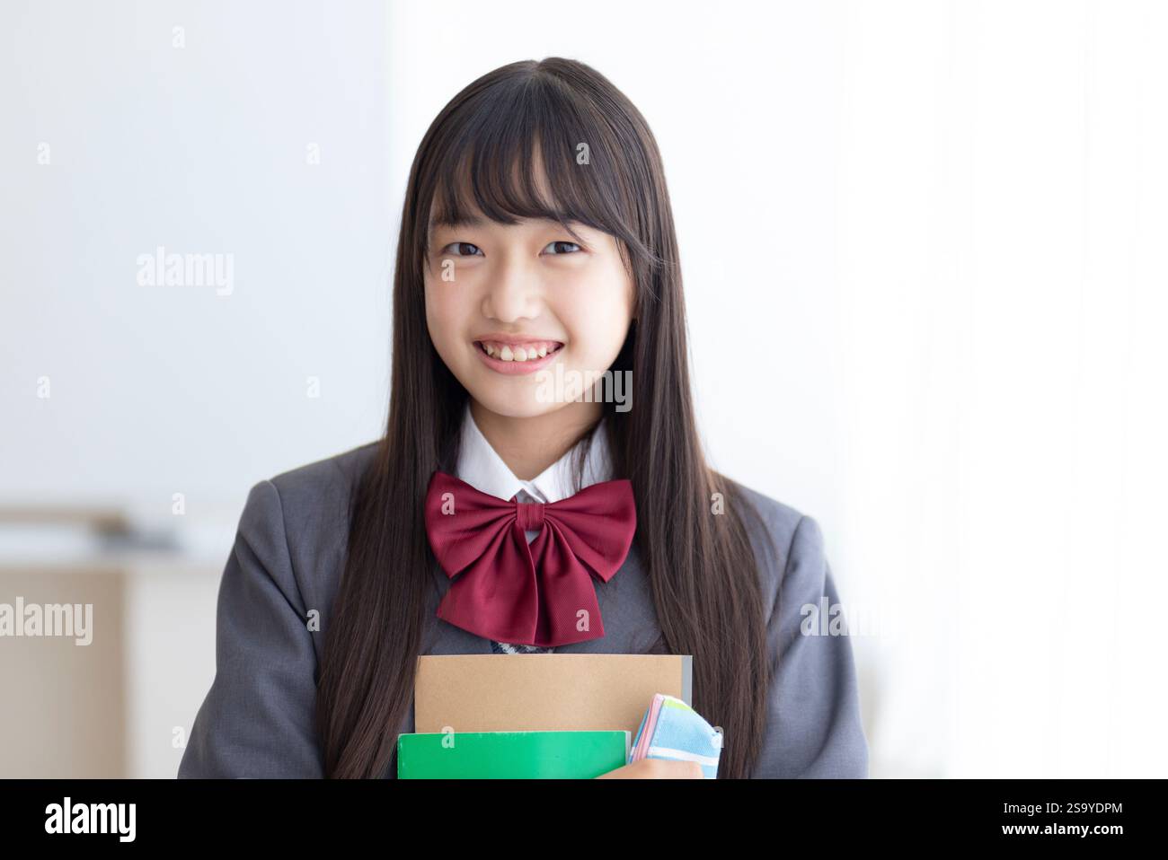 Portraits of junior high school students Stock Photo - Alamy