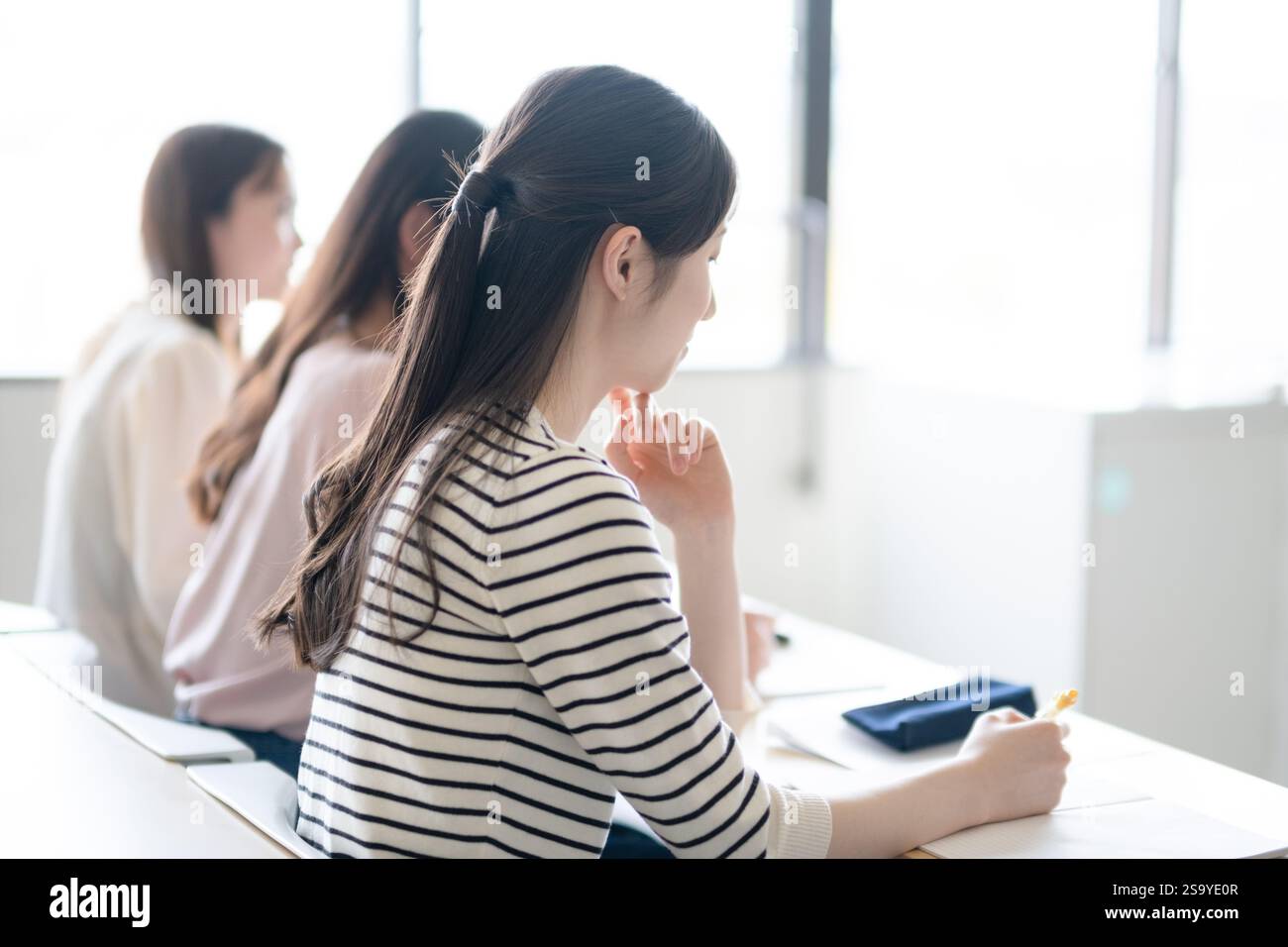 University students attending a lecture Stock Photo - Alamy