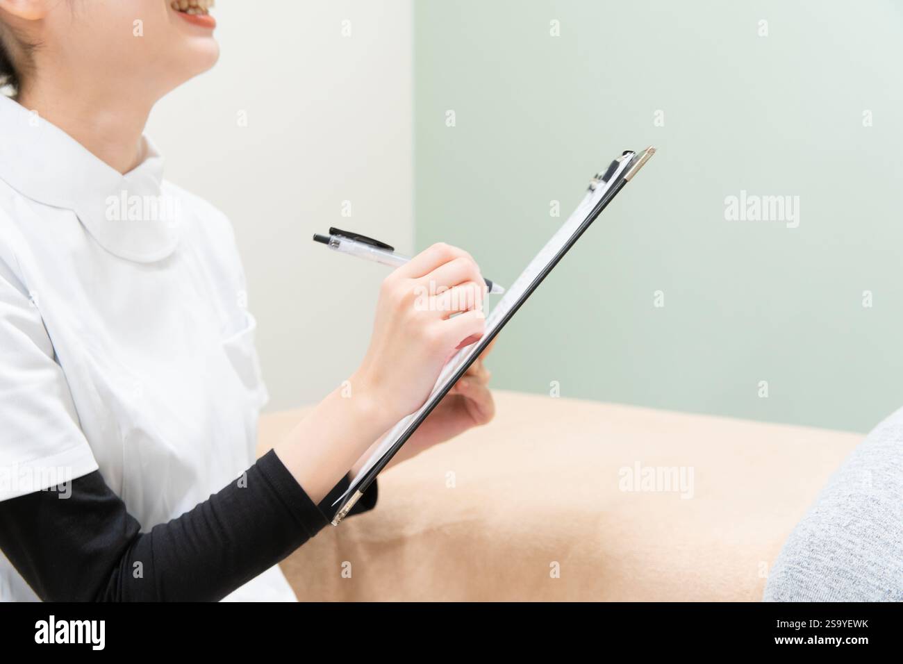 Bodywork, massage, interview Stock Photo - Alamy