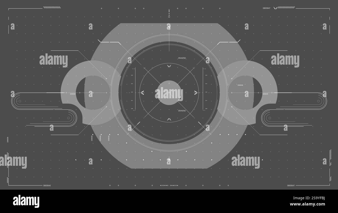 Sci-fi, FUI, UI, futuristic UI, GUI, HUD. Ready to animate Stock Vector Image & Art - Alamy