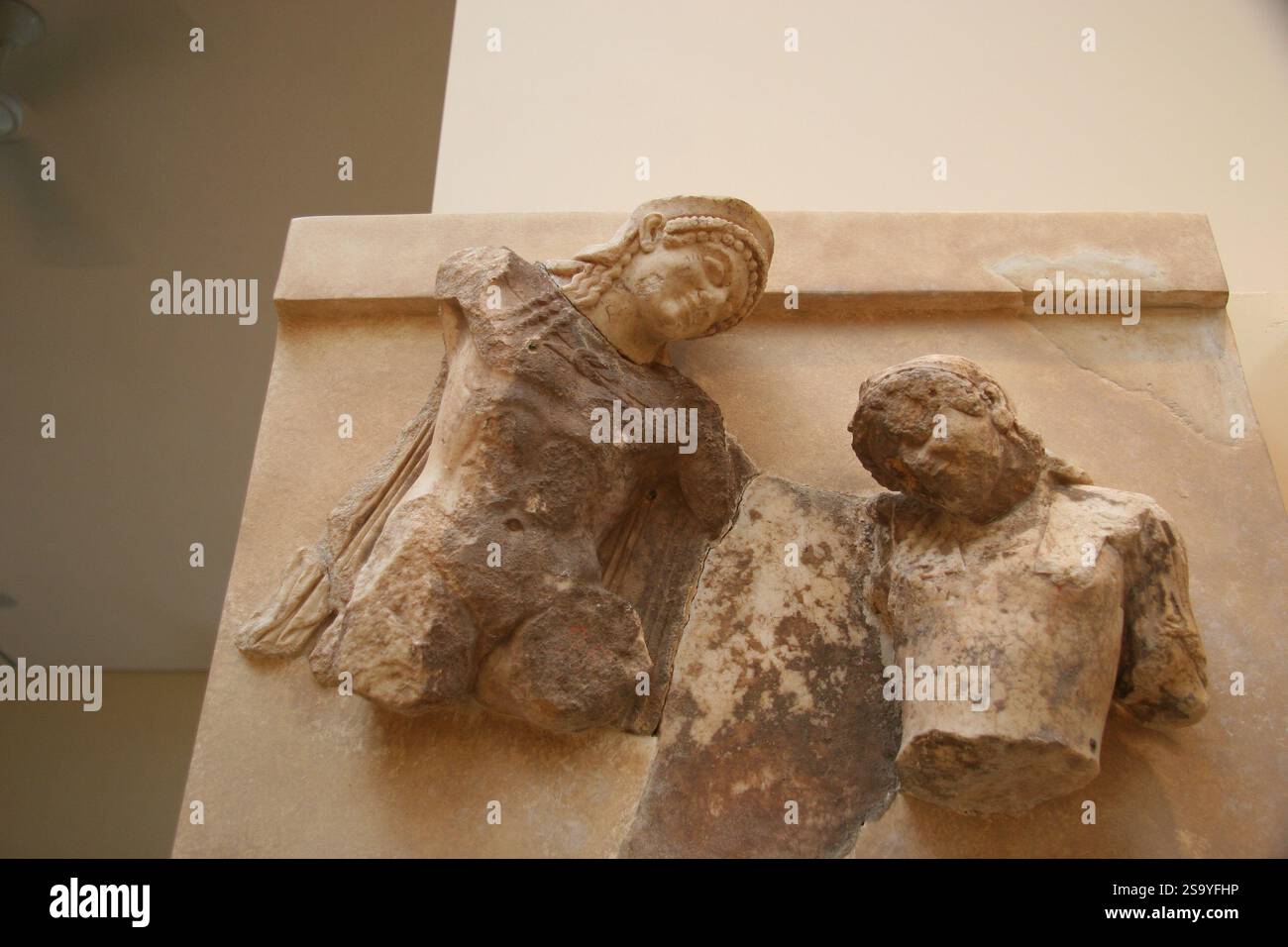 Greece. Delphi. Athenian Treasury. 410-480 BCE. Metopa: Theseus ...