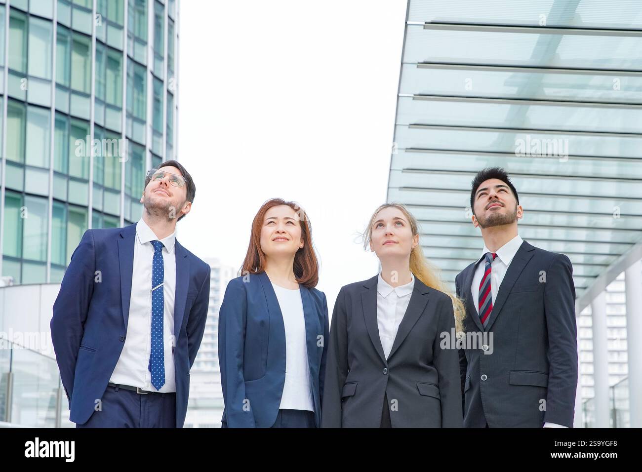 International business team Stock Photo - Alamy