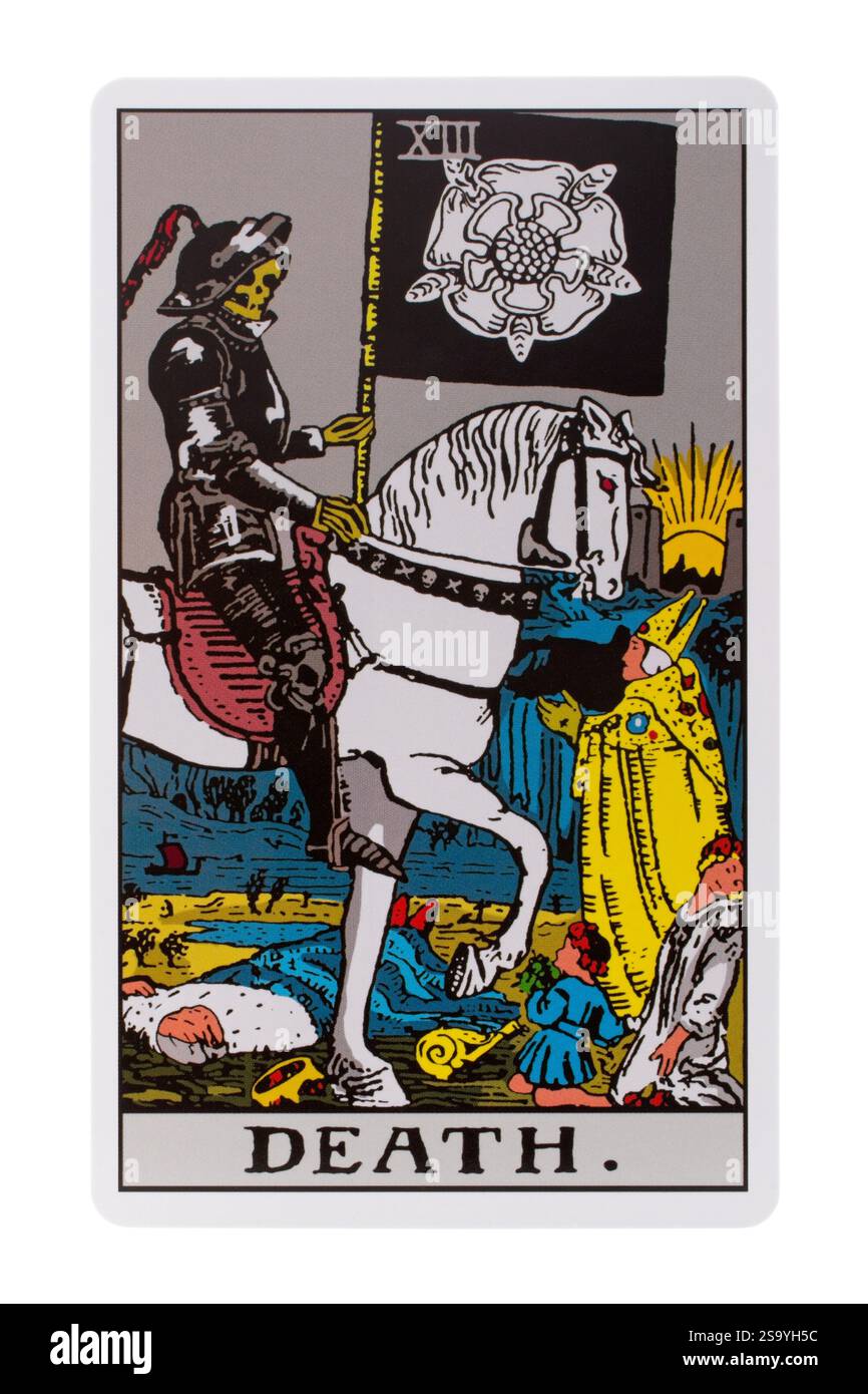 Death tarot card hi-res stock photography and images - Alamy