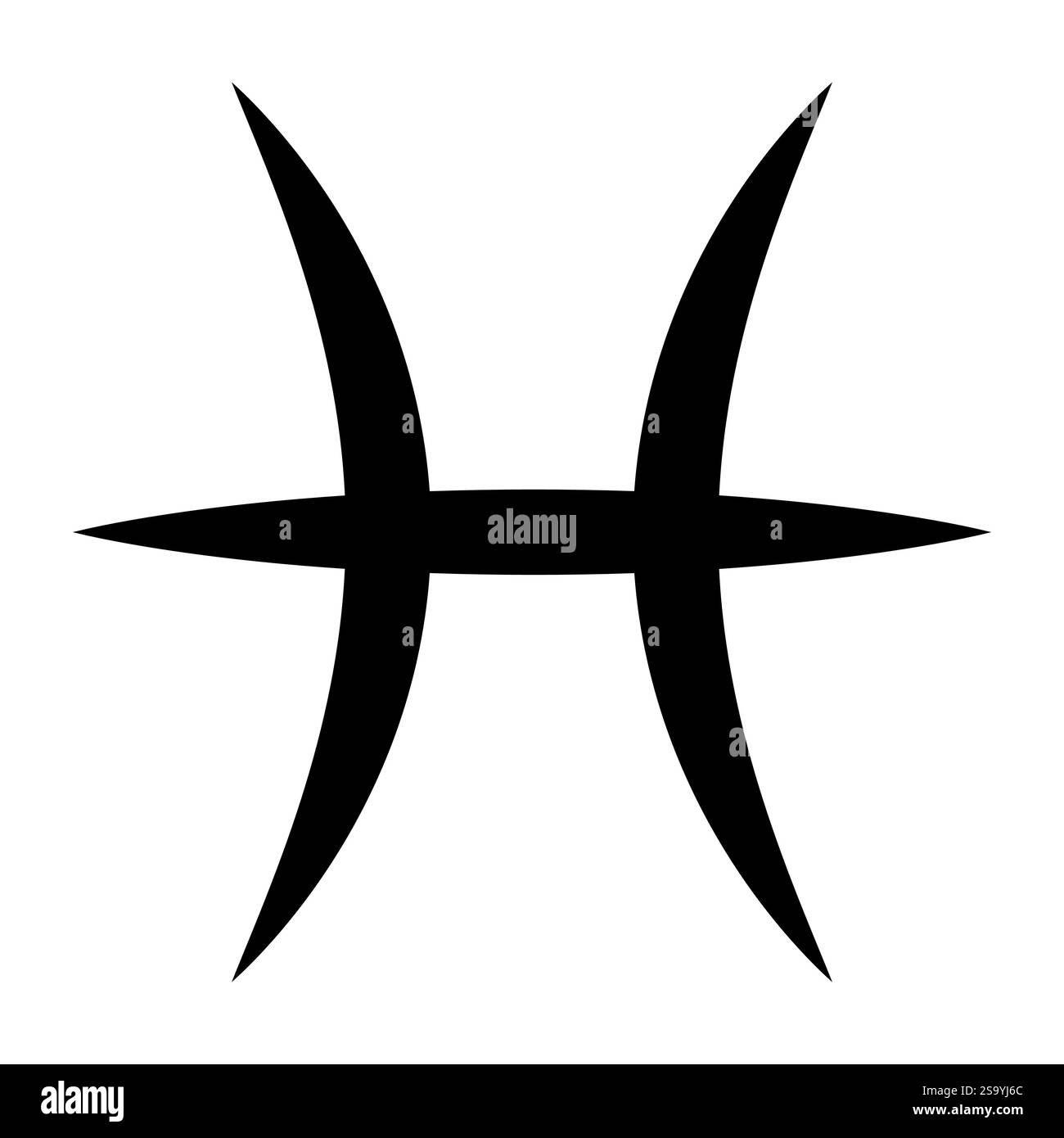 Pisces Zodiac Symbol Pisces zodiac horoscope astrology sign Stock ...