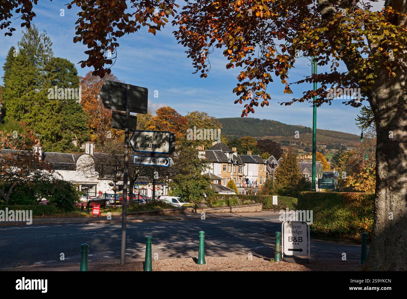 Victorian architecture, Strathpeffer, Ross and Cromartry, Scotland, UK ...