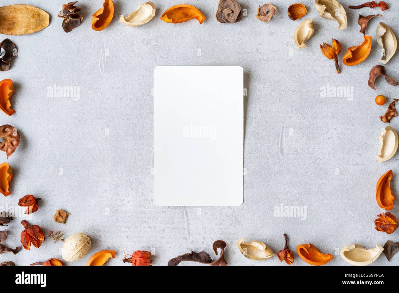 White paper placed on concrete flat surface Stock Photo - Alamy