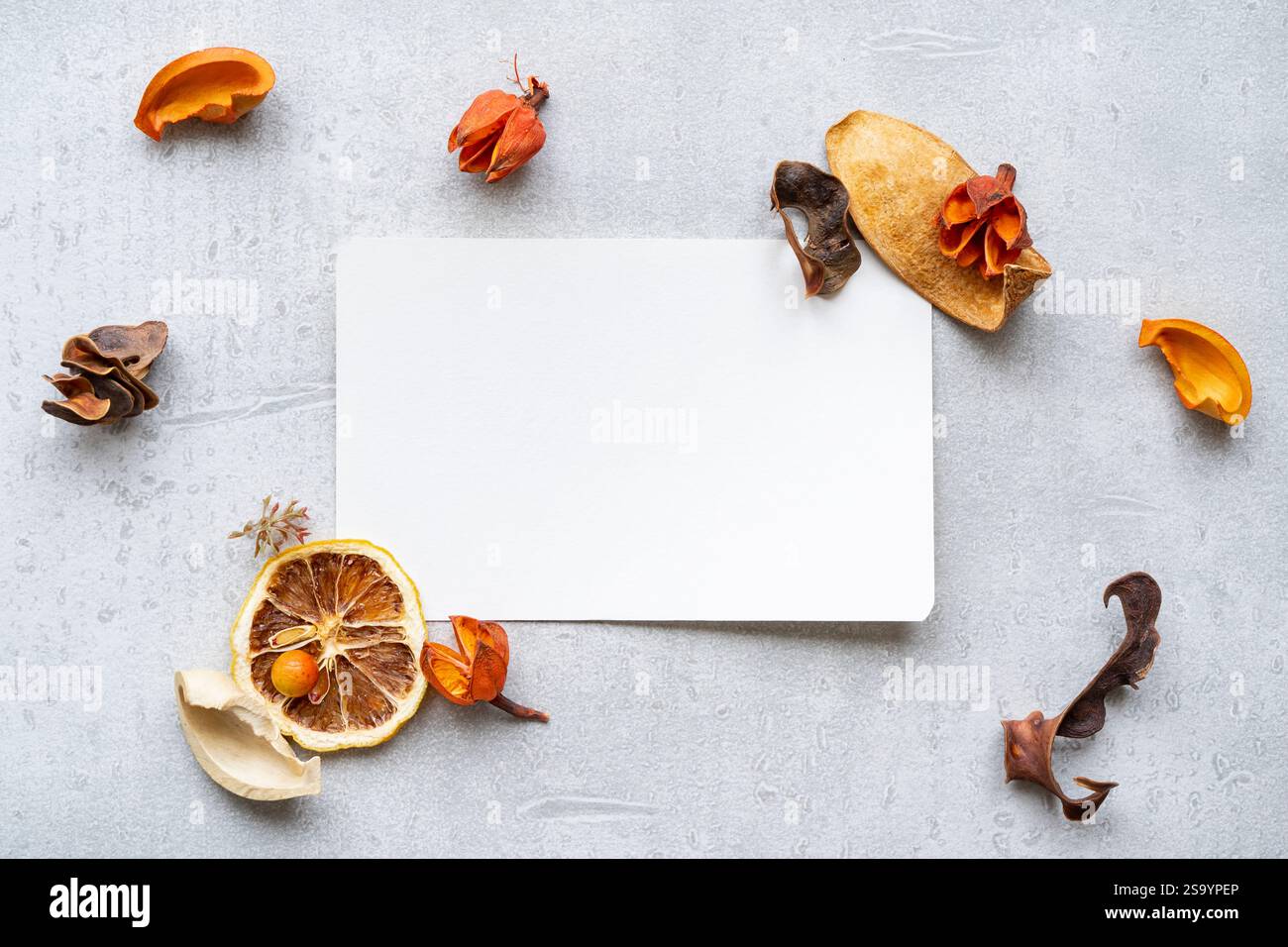 White paper placed on concrete flat surface Stock Photo - Alamy