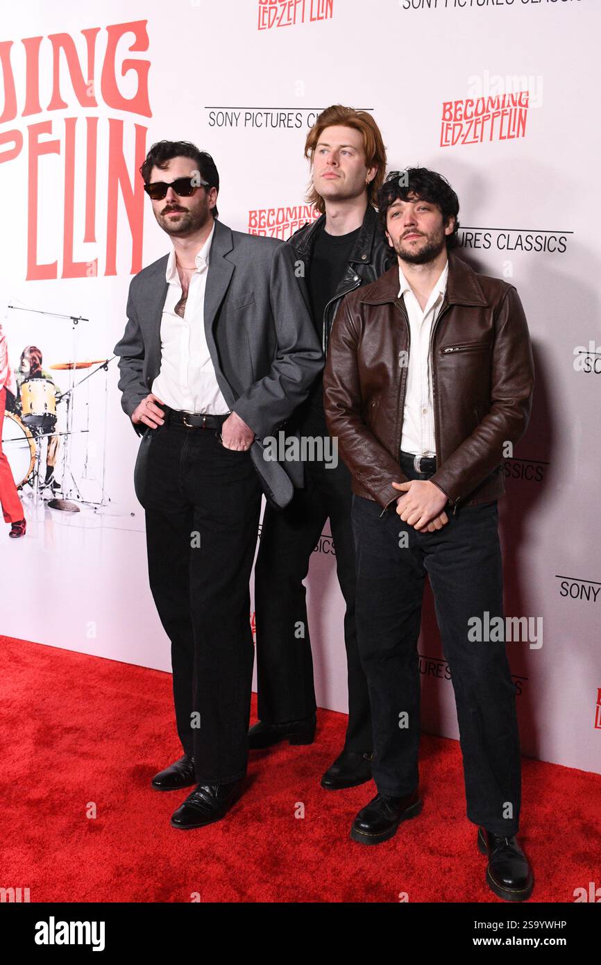 Hollywood, California, USA 27th January 2025 Chris Alderton, Matthew ...