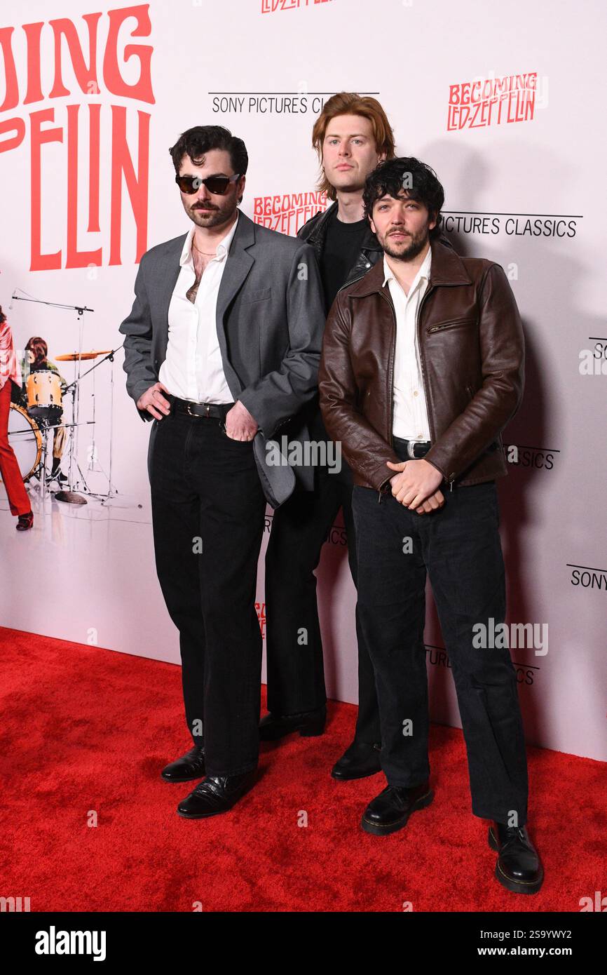 Hollywood, California, USA 27th January 2025 Chris Alderton, Matthew ...