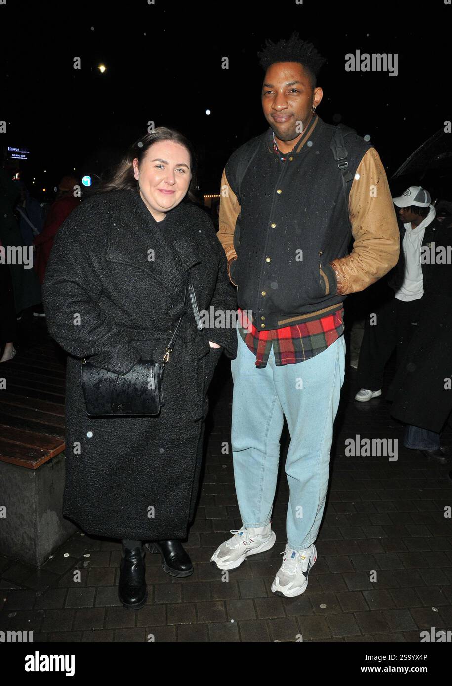 London, UK. 27th Jan, 2025. Clair Norris and Matthew James Morrison at ...
