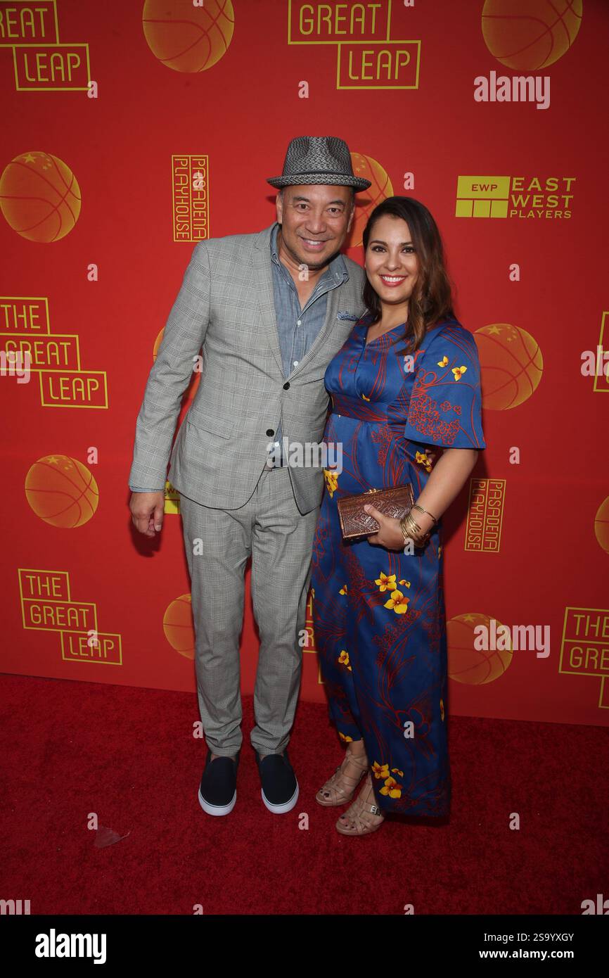 Joey Galon and Giselle "G" Tongi arrive at the opening night of "The ...