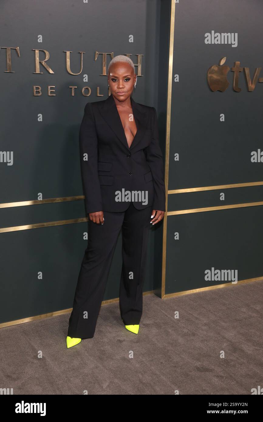 Haneefah Wood at the 'Truth Be Told' TV show premiere, Arrivals, Samuel ...
