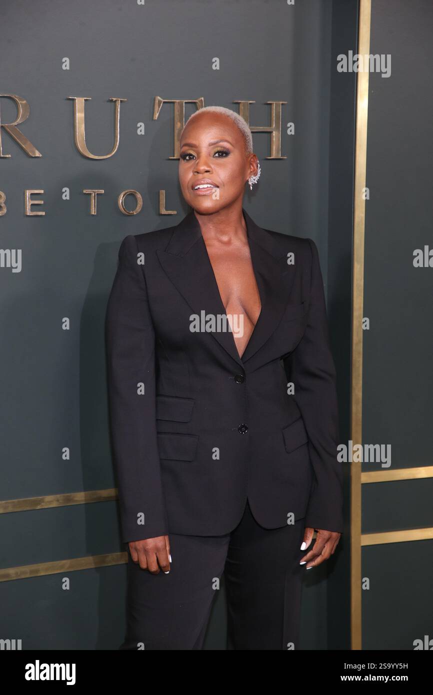 Haneefah Wood at the 'Truth Be Told' TV show premiere, Arrivals, Samuel ...