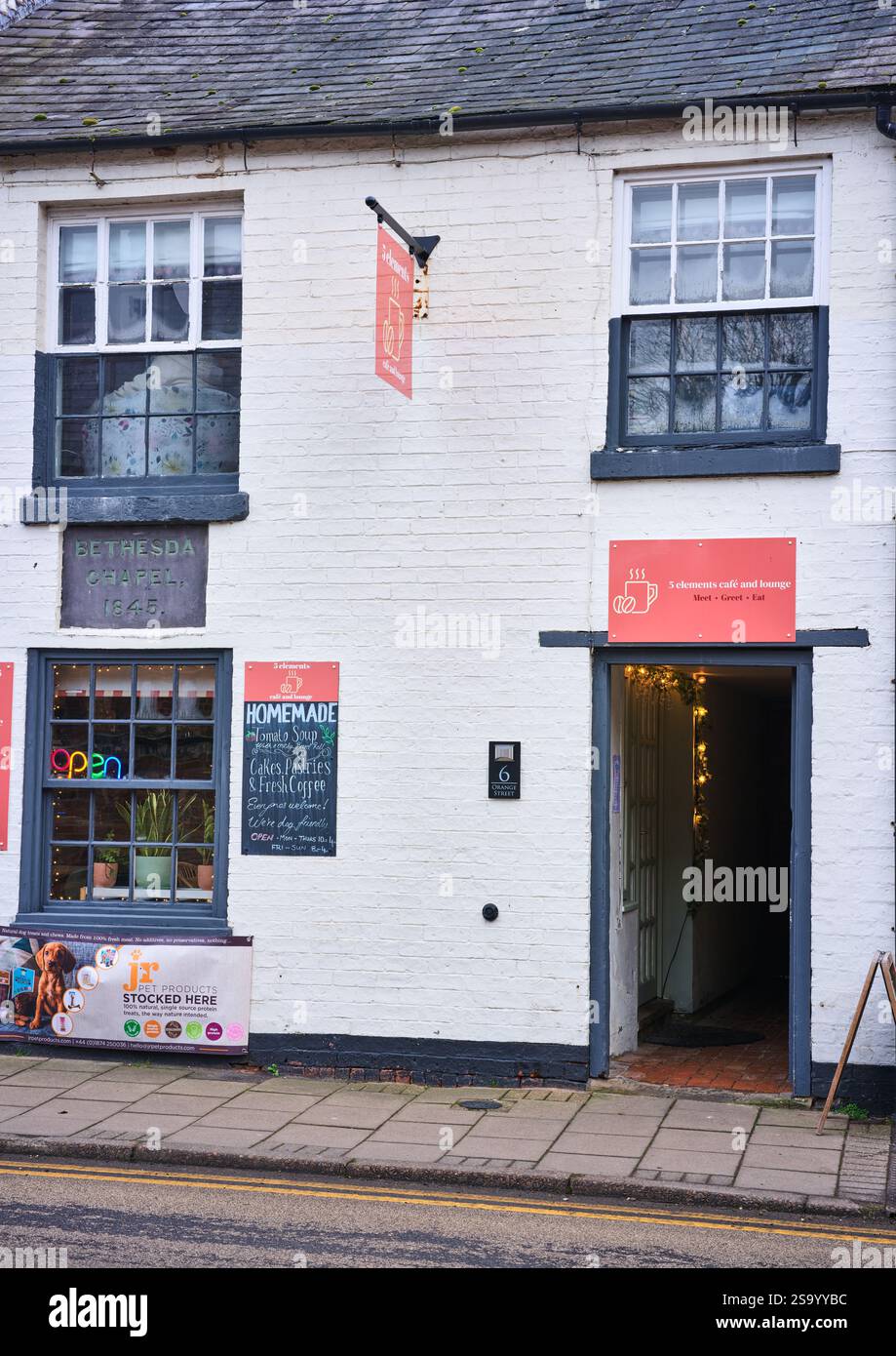 5 Elements café and lounge (former Bethesda chapel 1845) at the market ...