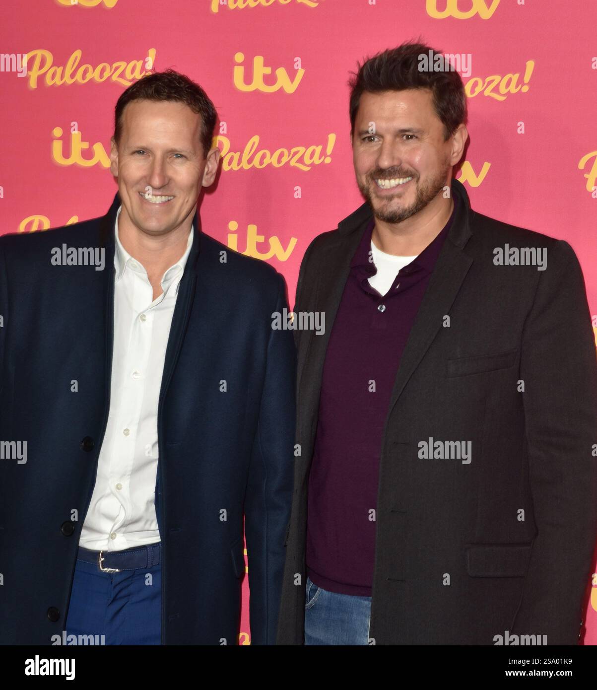 Brendan Cole and Jeremy Edwards attending the ITV PALOOZA at the Royal ...