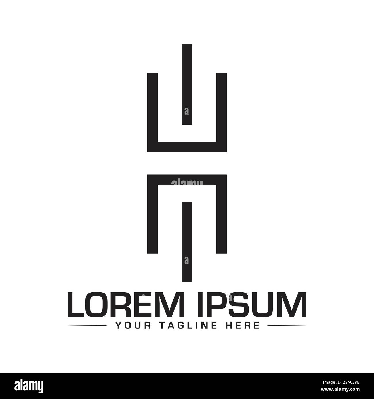 H Letter Logo Design, Creative and Unique H Logo Design Stock Vector ...