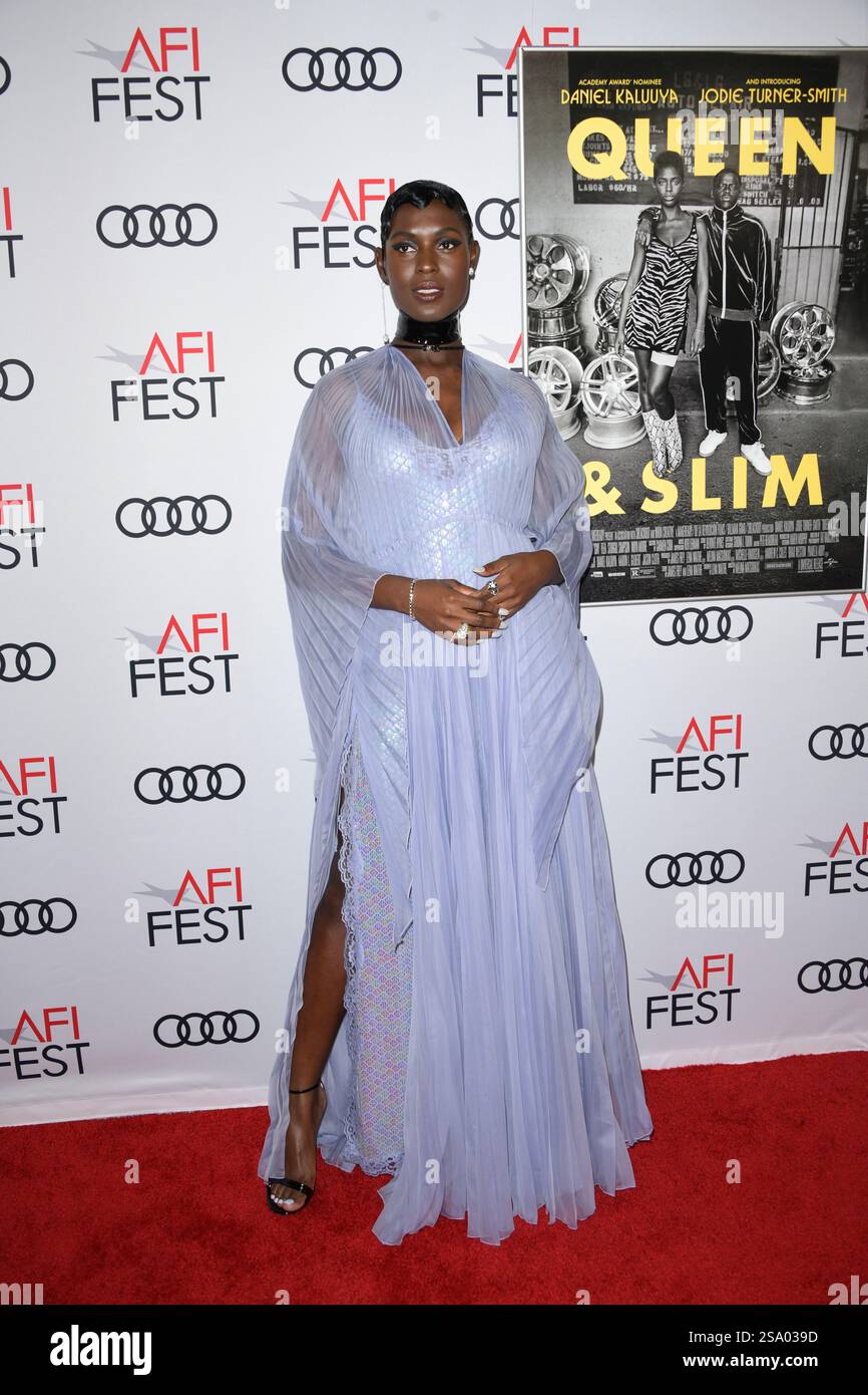 Jodie Turner-Smith at the 'Queen and Slim' film premiere, Arrivals, AFI ...
