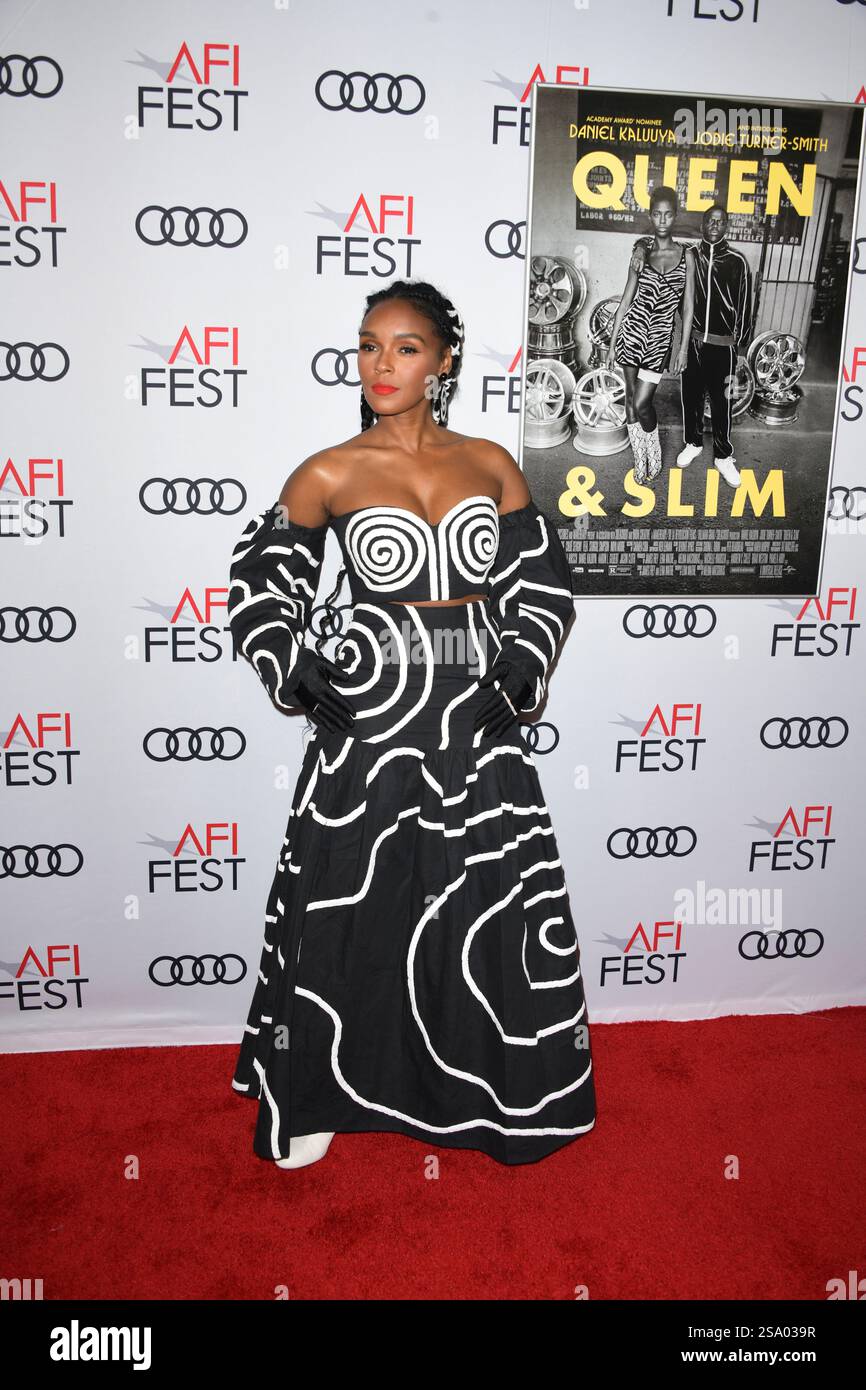 Janelle Monae at the 'Queen and Slim' film premiere, Arrivals, AFI Fest ...