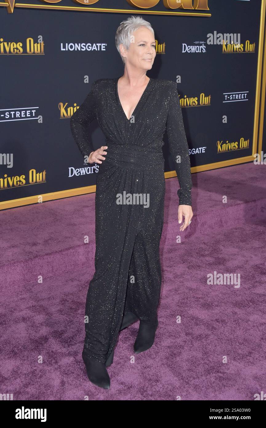 Jamie Lee Curtis at the 'Knives Out' film premiere, Arrivals, Regency ...