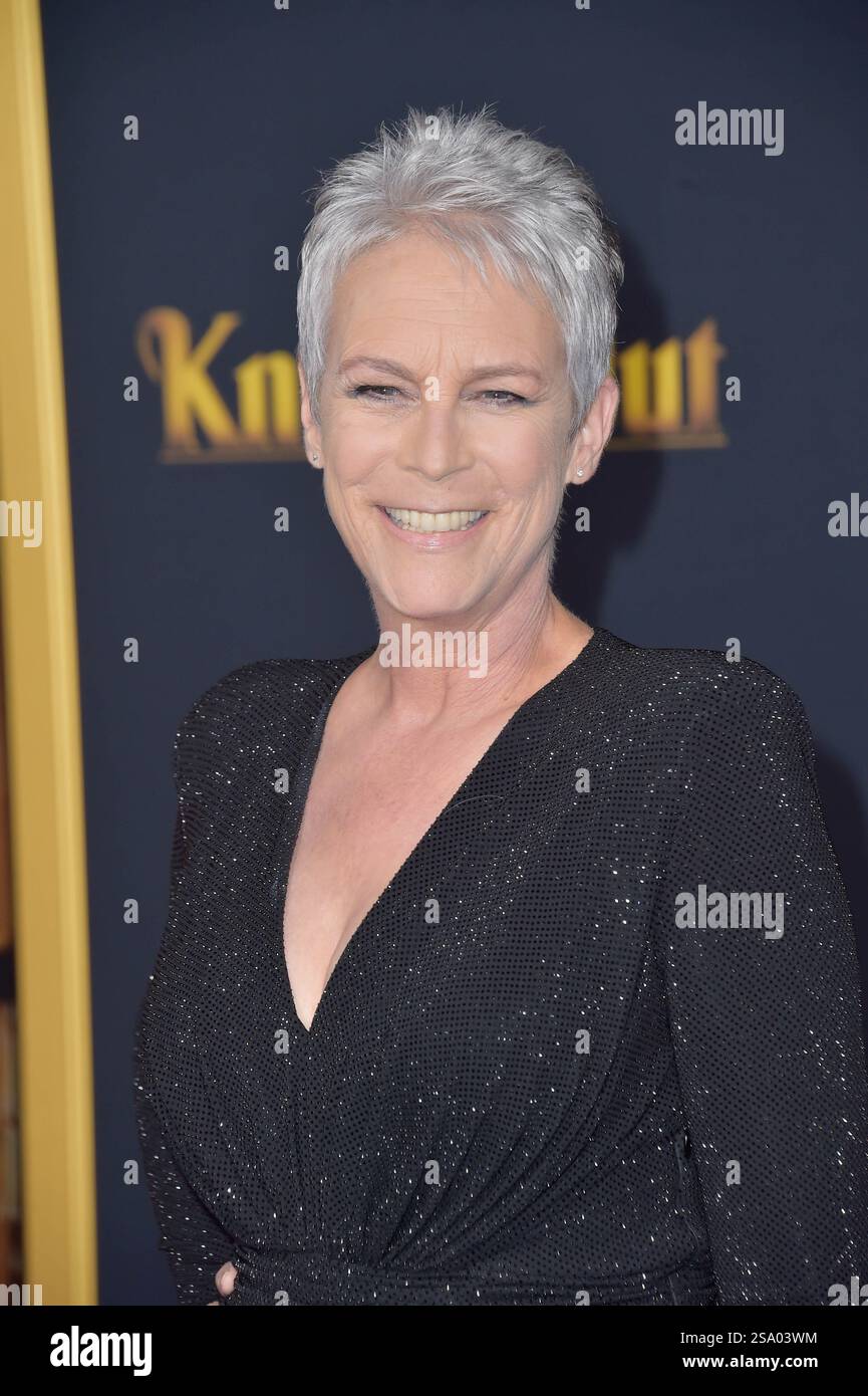 Jamie Lee Curtis at the 'Knives Out' film premiere, Arrivals, Regency ...