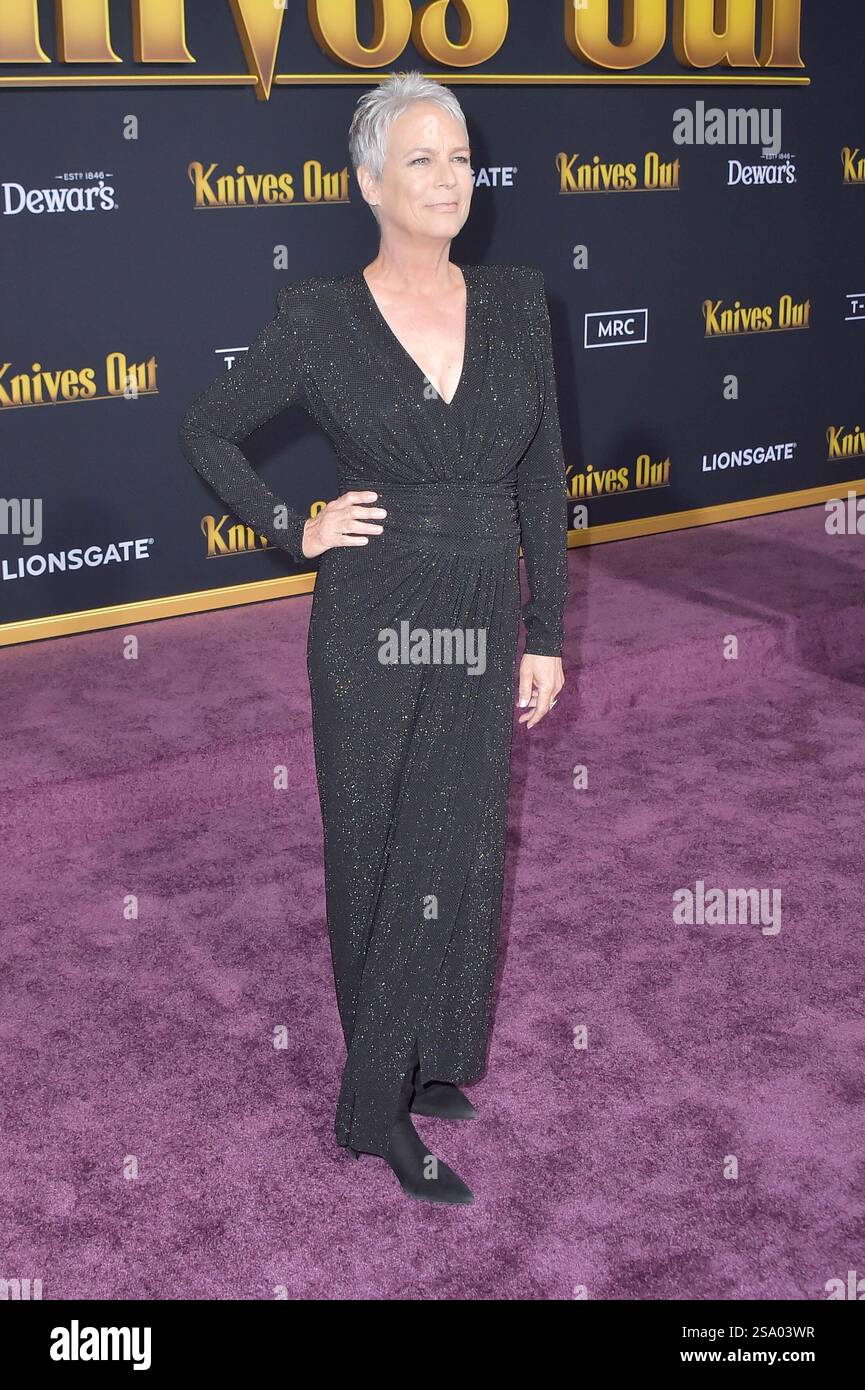 Jamie Lee Curtis at the 'Knives Out' film premiere, Arrivals, Regency ...