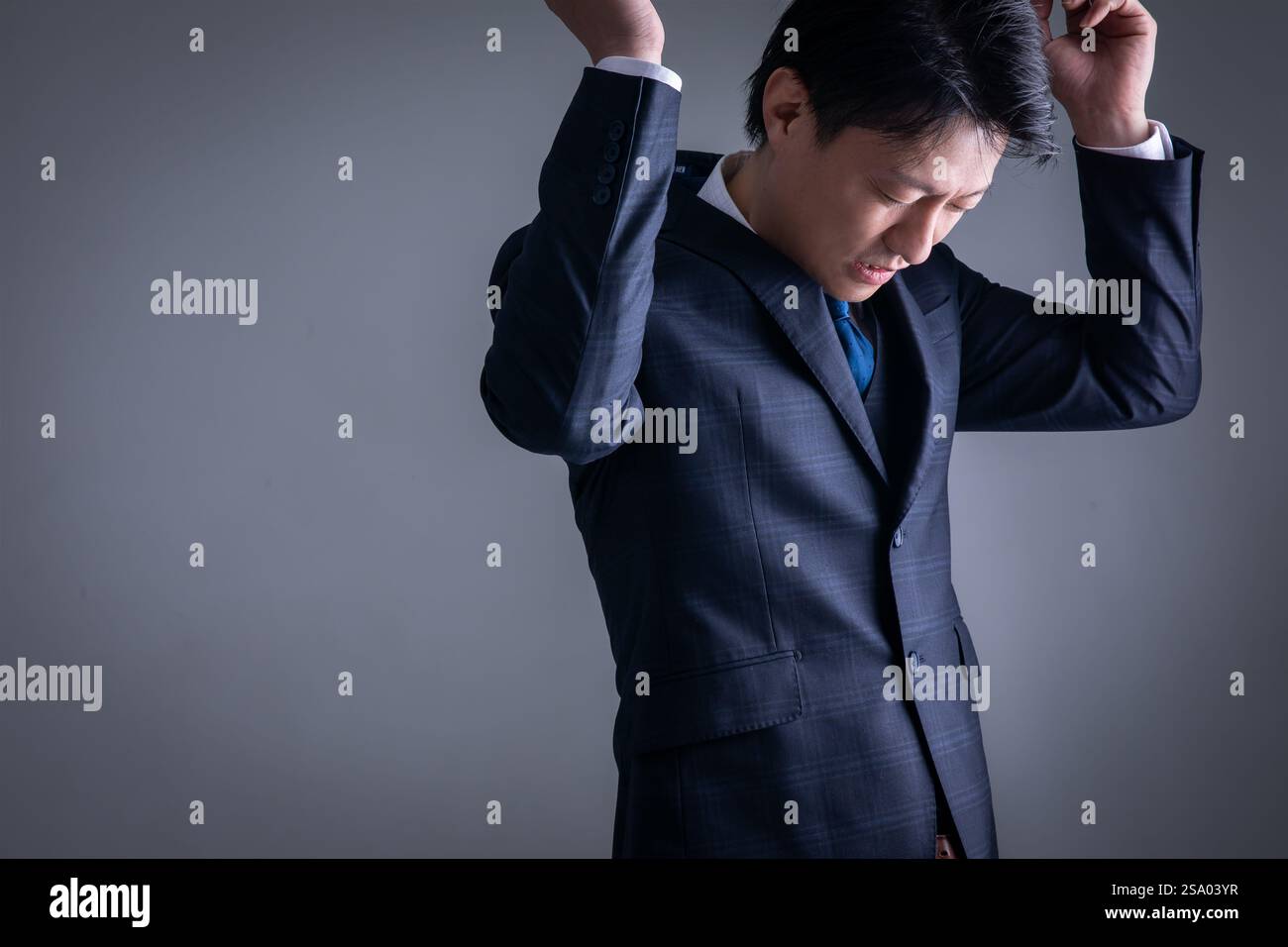 Man in distress Panic Stock Photo - Alamy