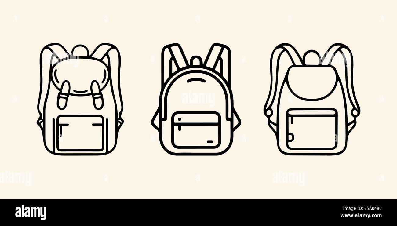 Abstract school bag hi-res stock photography and images - Alamy