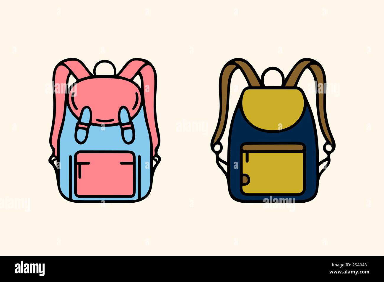 Abstract school bag hi-res stock photography and images - Alamy