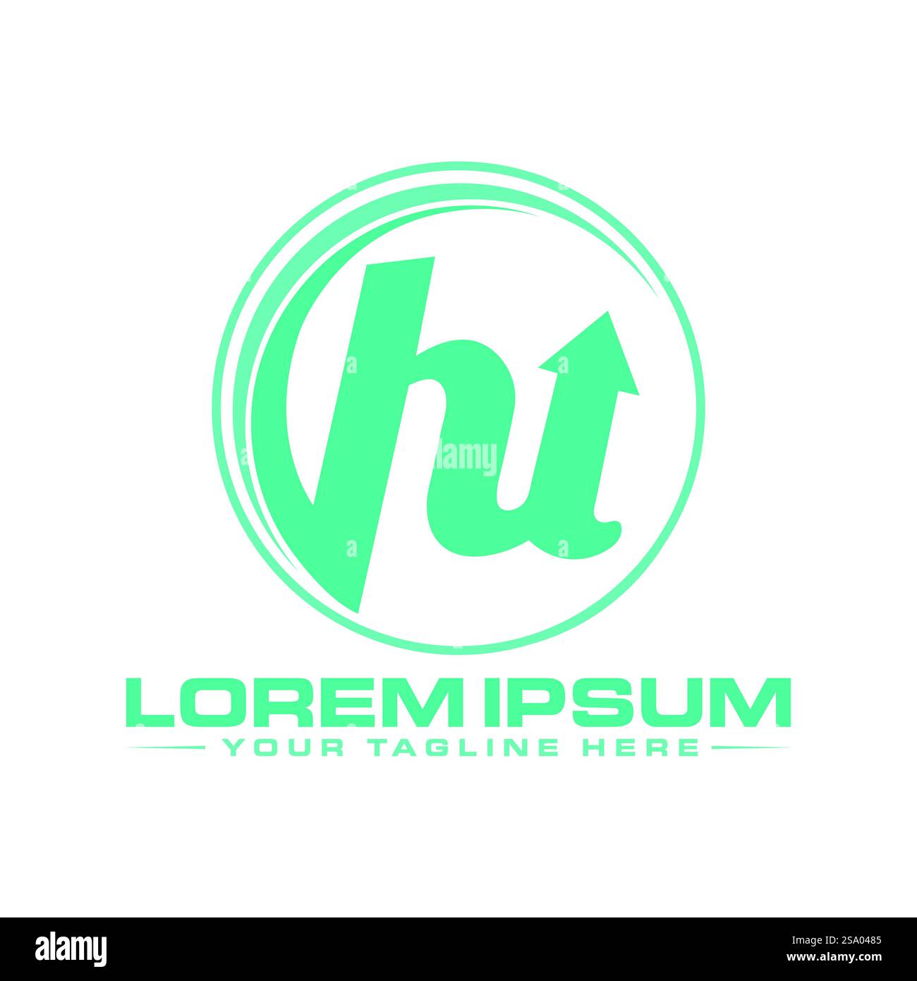 HU Letter Logo Design Stock Vector Image & Art - Alamy