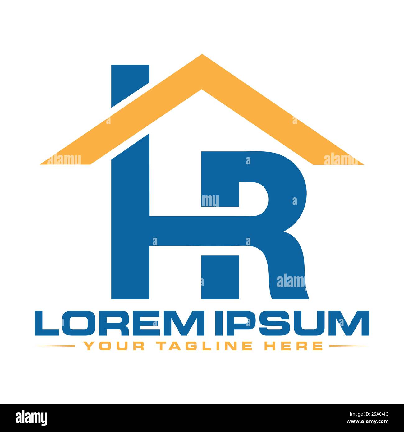 HR Letter Logo Design Stock Vector Image & Art - Alamy