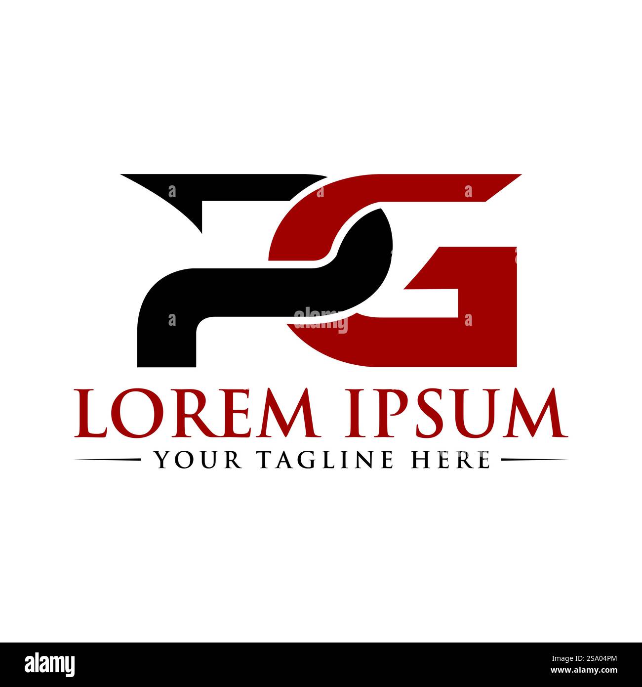 PG Letter Logo Design Stock Vector Image & Art - Alamy