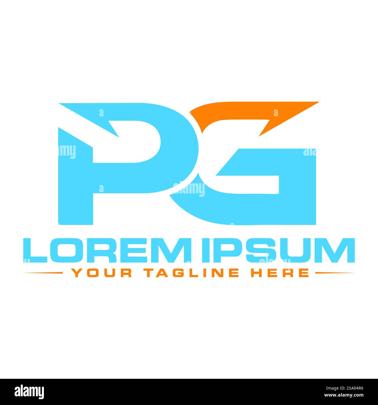 PG Letter Logo Design Stock Vector Image & Art - Alamy