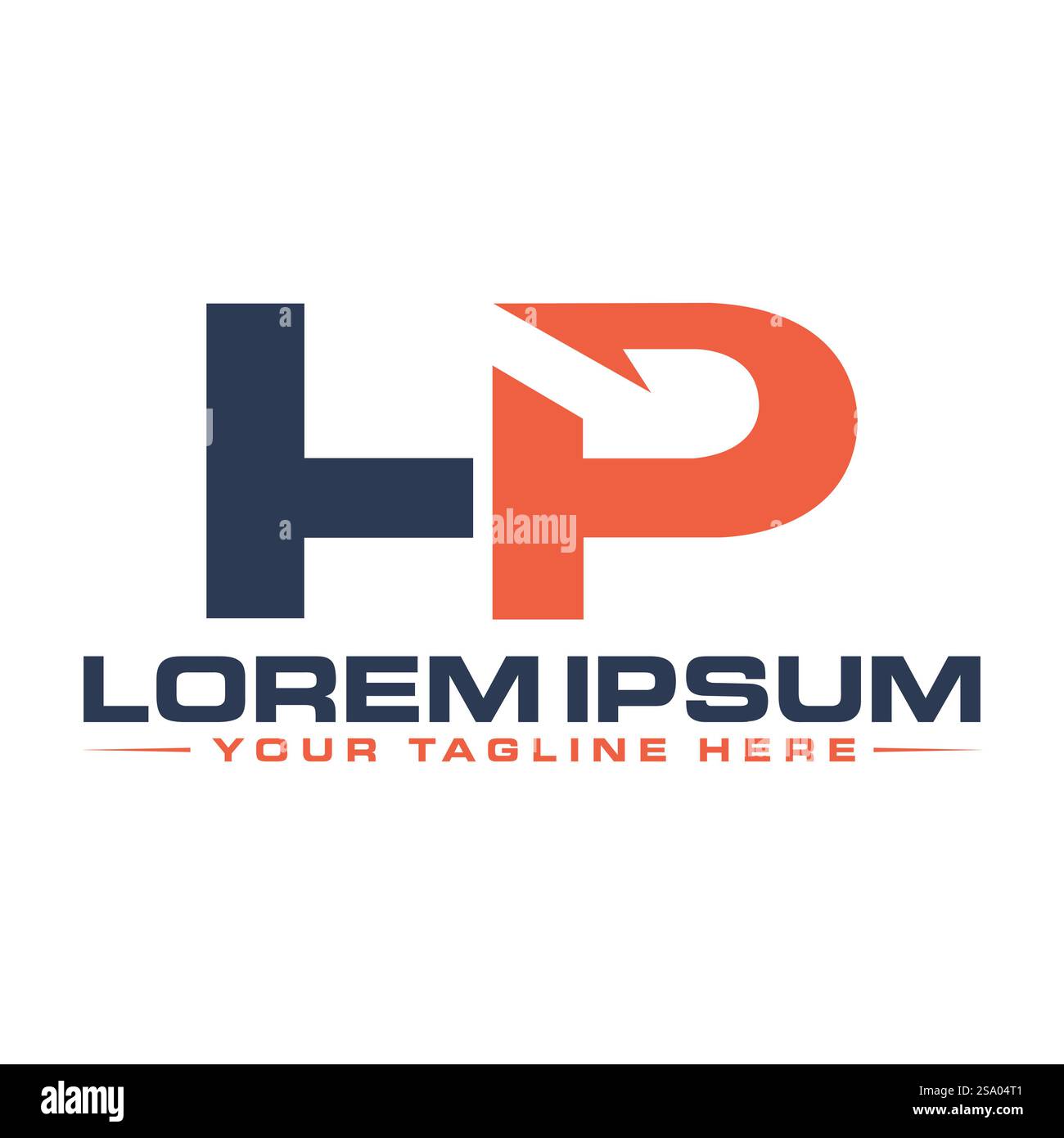 HP Letter Logo Design Stock Vector Image & Art - Alamy