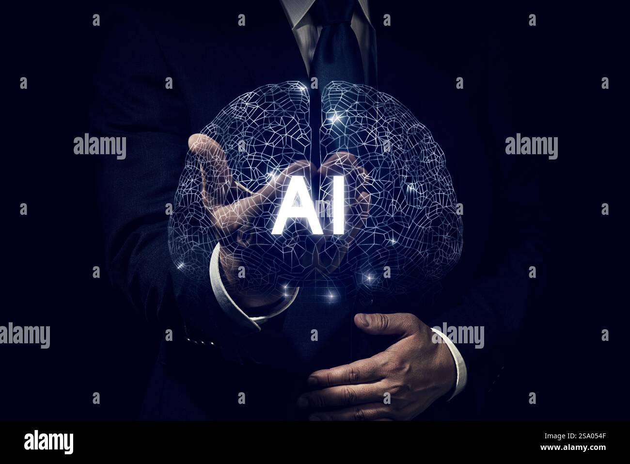 Artificial intelligence algorithm cyber hi-res stock photography and images - Alamy