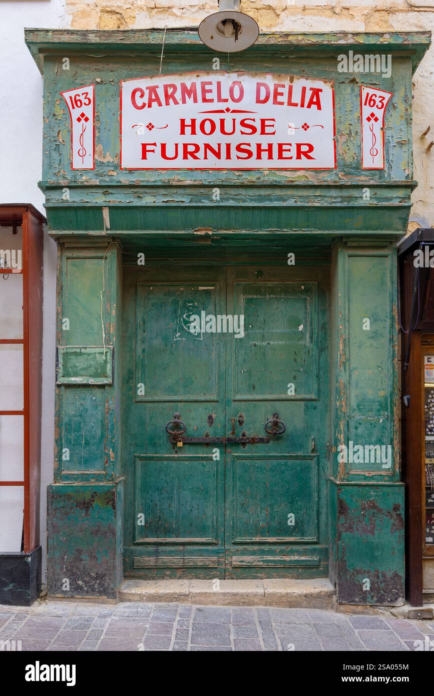 Traditional Signage, Valletta, Malta, Southern Europe Stock Photo - Alamy