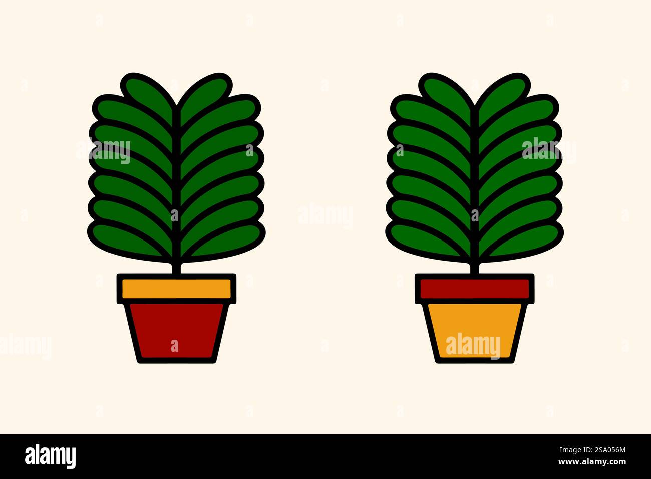 Indoor greenery logo hi-res stock photography and images - Alamy