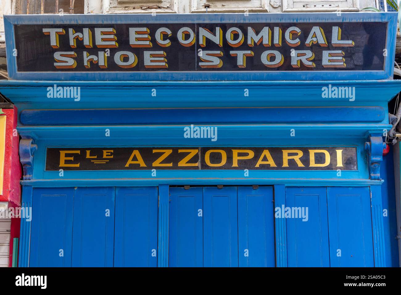 Traditional Signage, Valletta, Malta, Southern Europe Stock Photo - Alamy