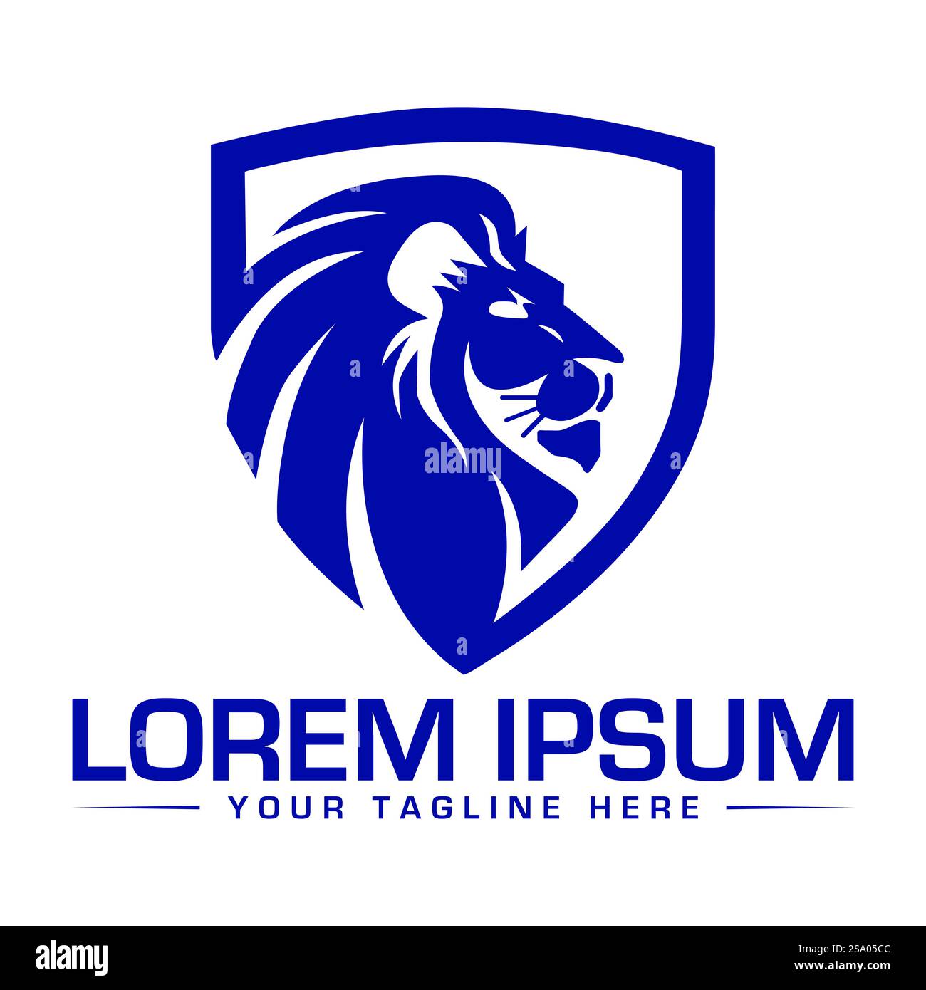 Lion Logo Design Stock Vector Image & Art - Alamy