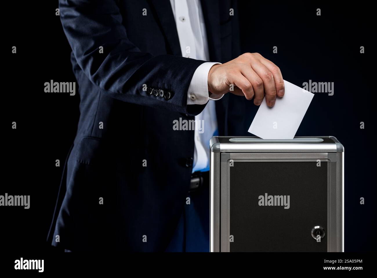 Vote image Black background Stock Photo - Alamy