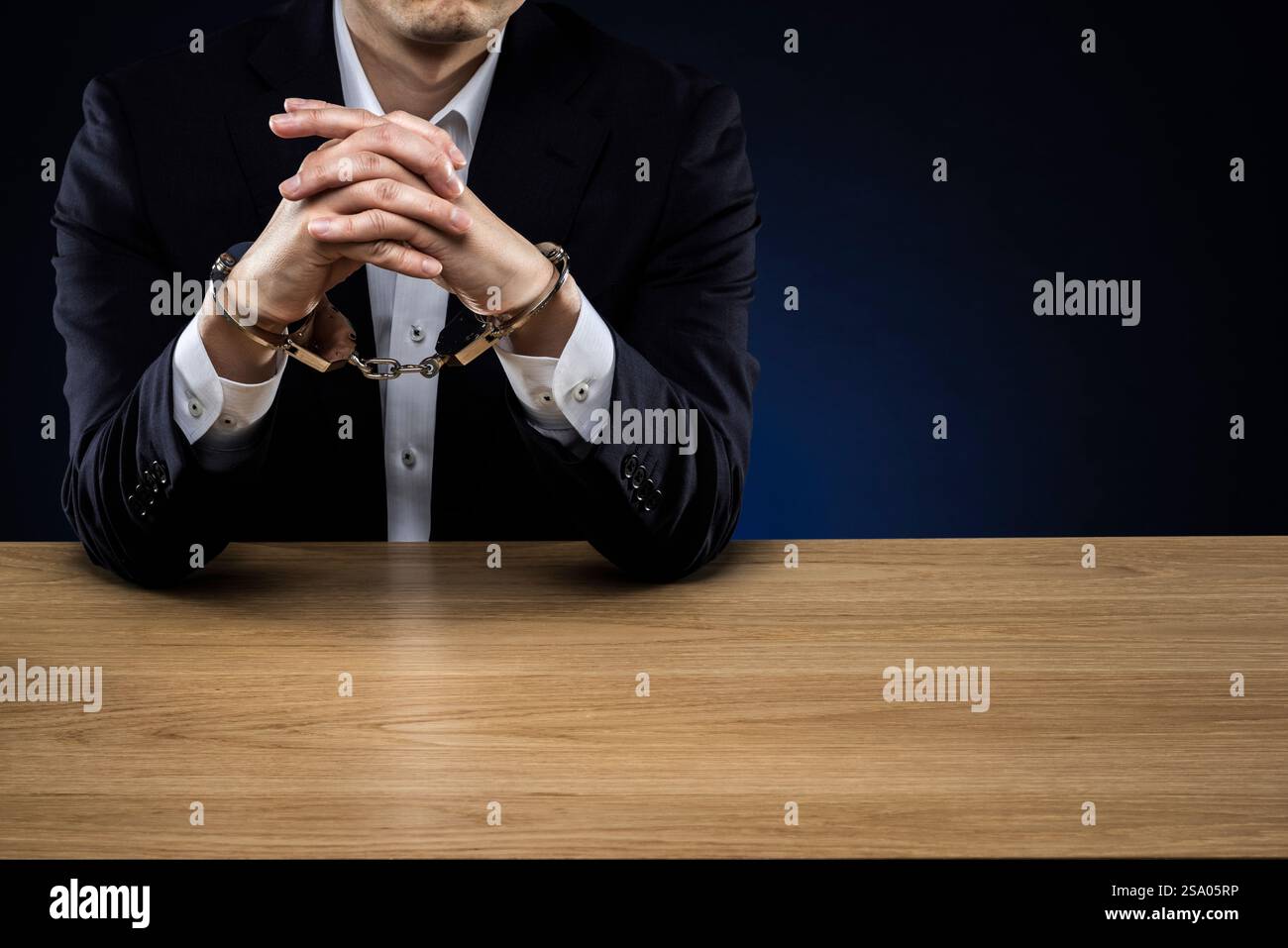 Handcuffed men Jacket Stock Photo - Alamy