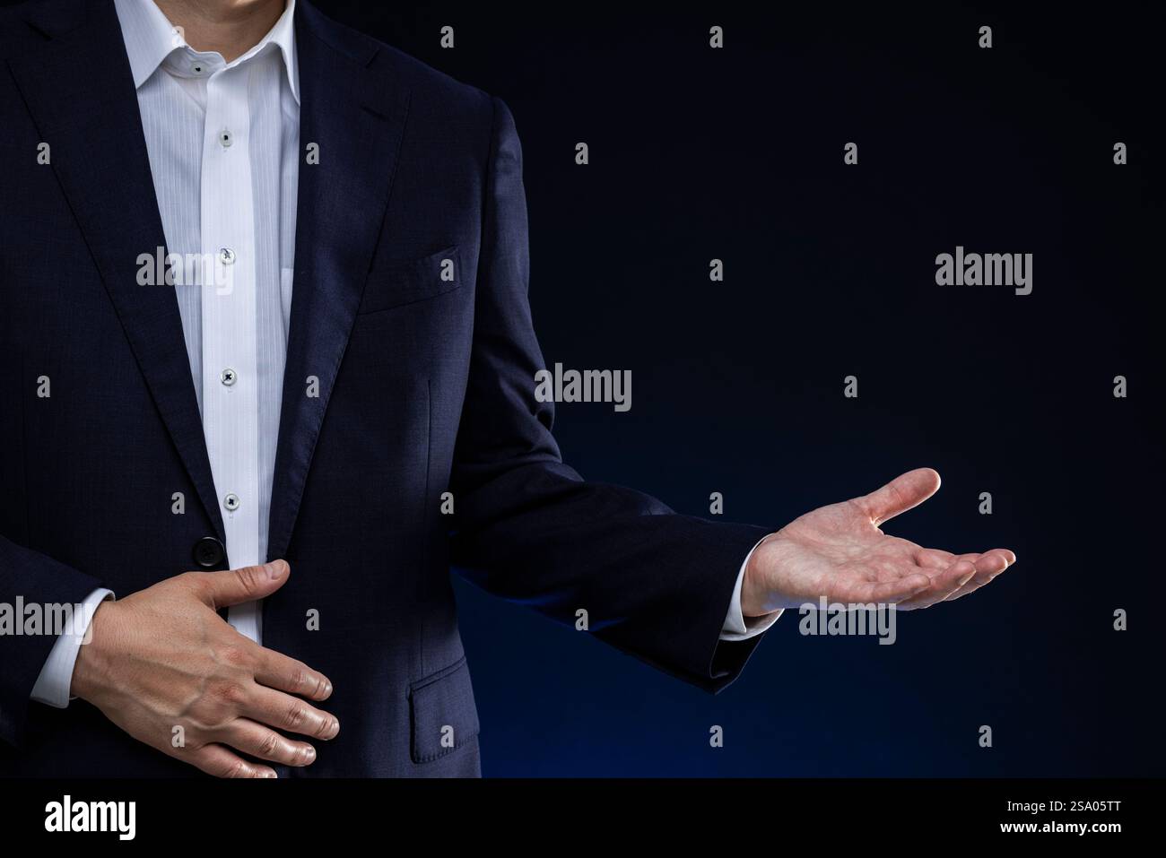Man's hand in suit Stock Photo - Alamy