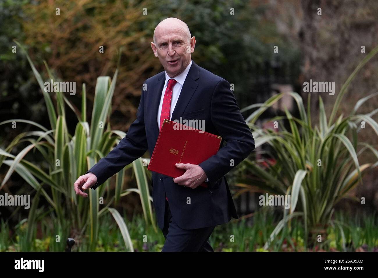 Defence Secretary John Healey arrives in Downing Street, London, for a ...