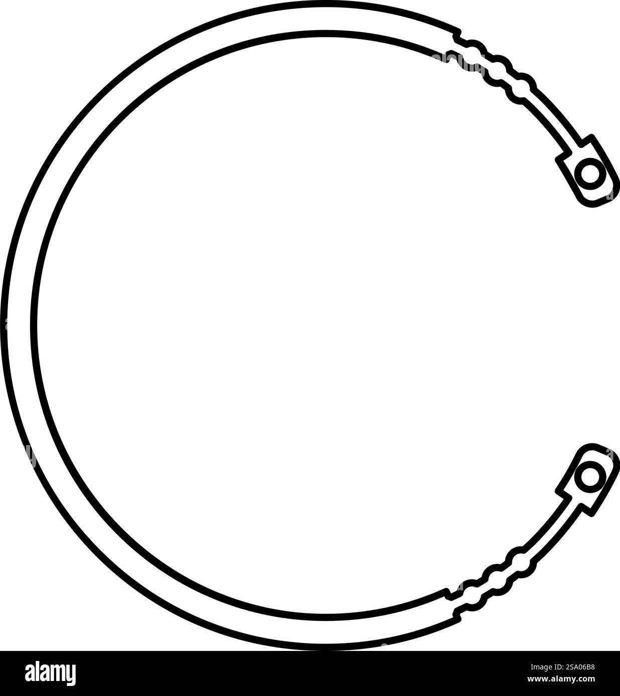 Cable for clutch car pull manual transmission rope part contour outline ...