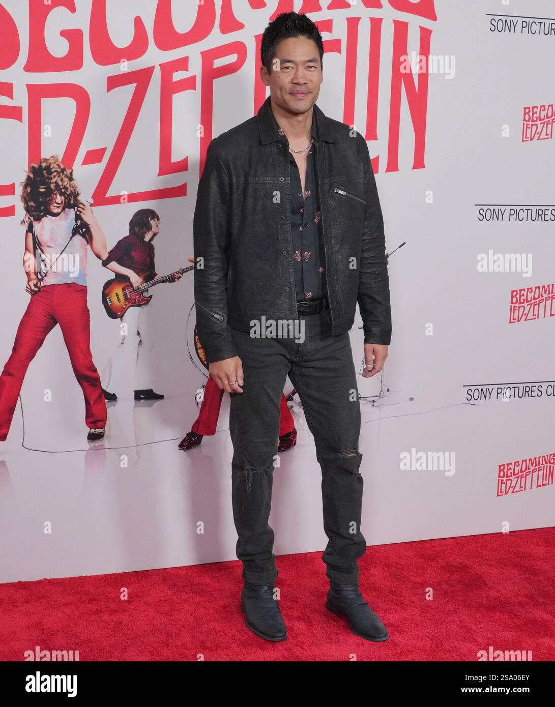 David Lim arrives at the BECOMING LED ZEPPELIN Los Angeles Premiere ...