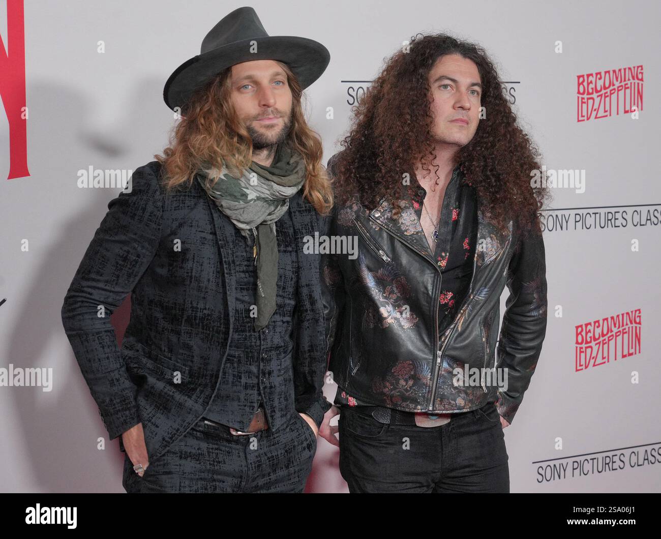 (L-R) Dirty Honey - Marc Labelle and Justin Smolian at the BECOMING LED ...